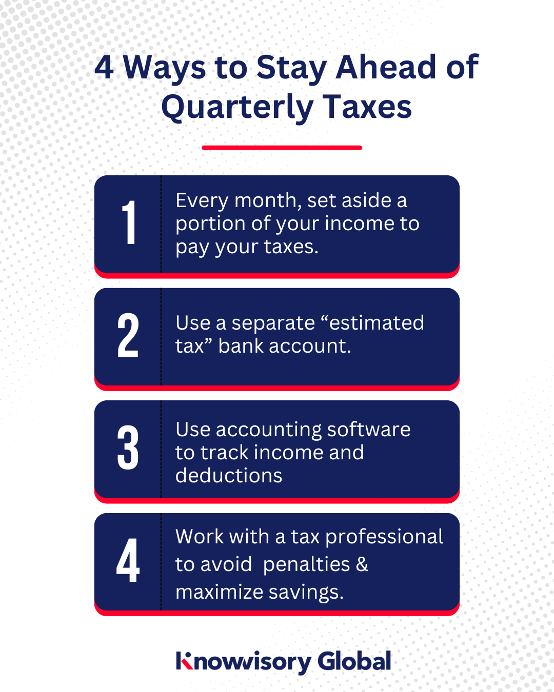 Estimated Taxes: What They Are & Why They Matter? - Knowvisory Global